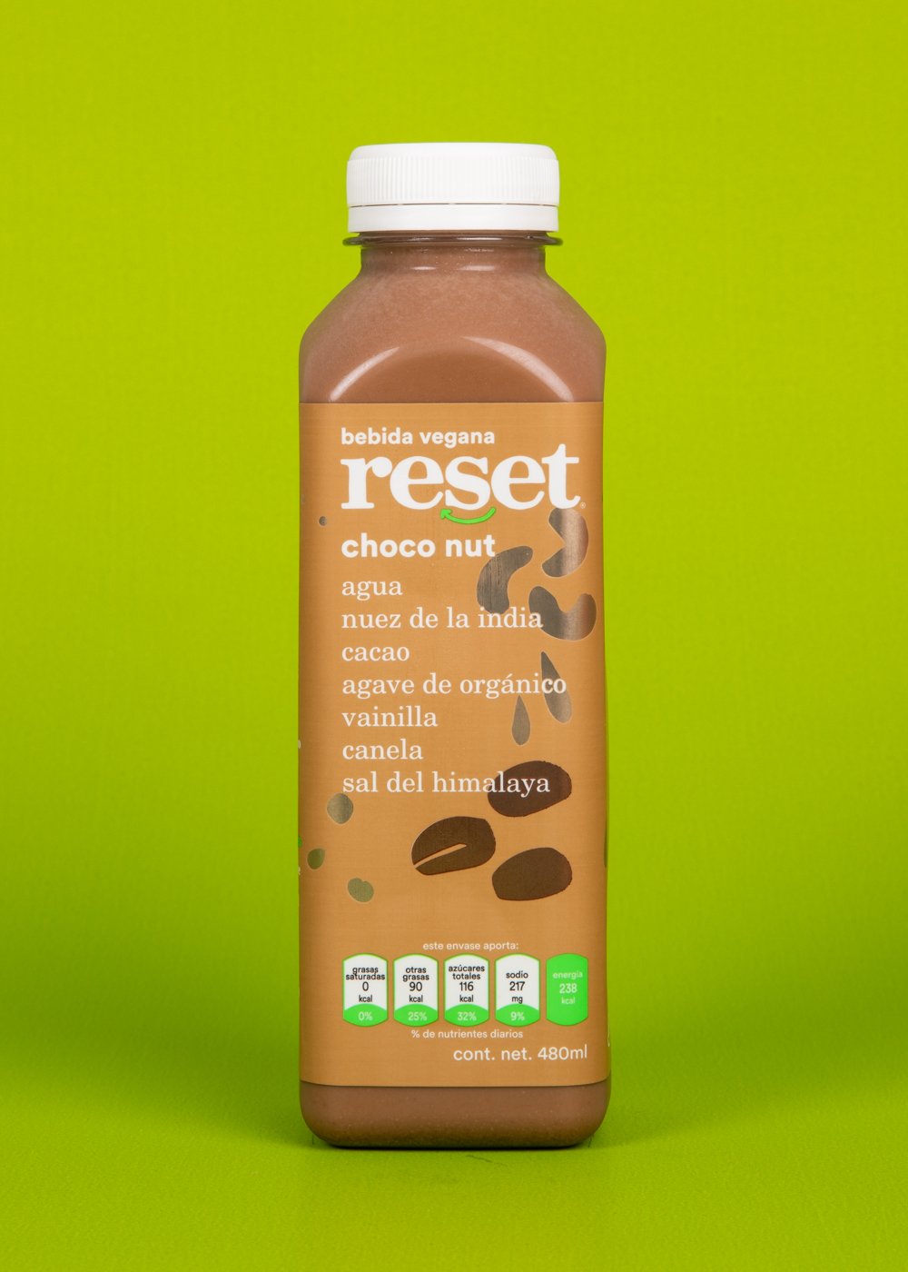 choco nut - leche vegetal a base de cacao – reset juice
